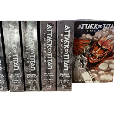 Attack on Titan Omnibus: Volumes 1-18 Paperback Manga