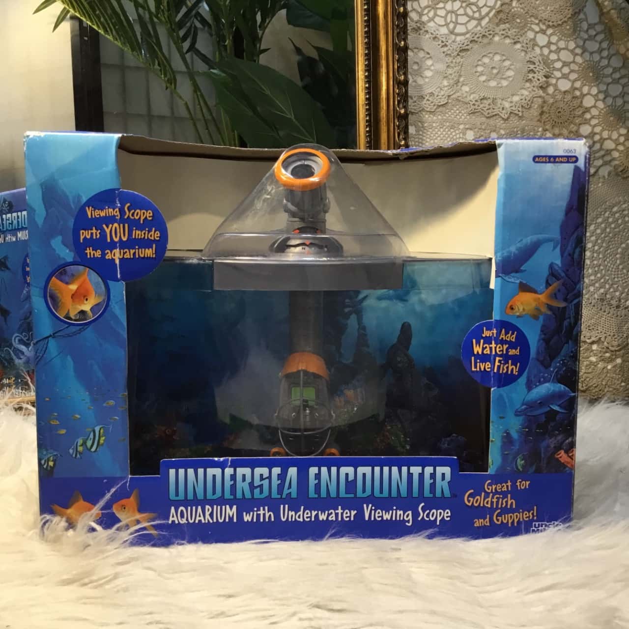 Uncle Milton Undersea Encounter aquarium with underwater viewing scope(s)