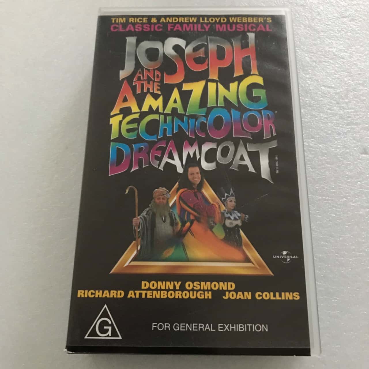 VHS Joseph & The Amazing TechnicolorDream Coat