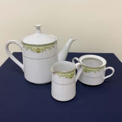 Noritake Tea set. Teapot/creamer/sugar bowl
