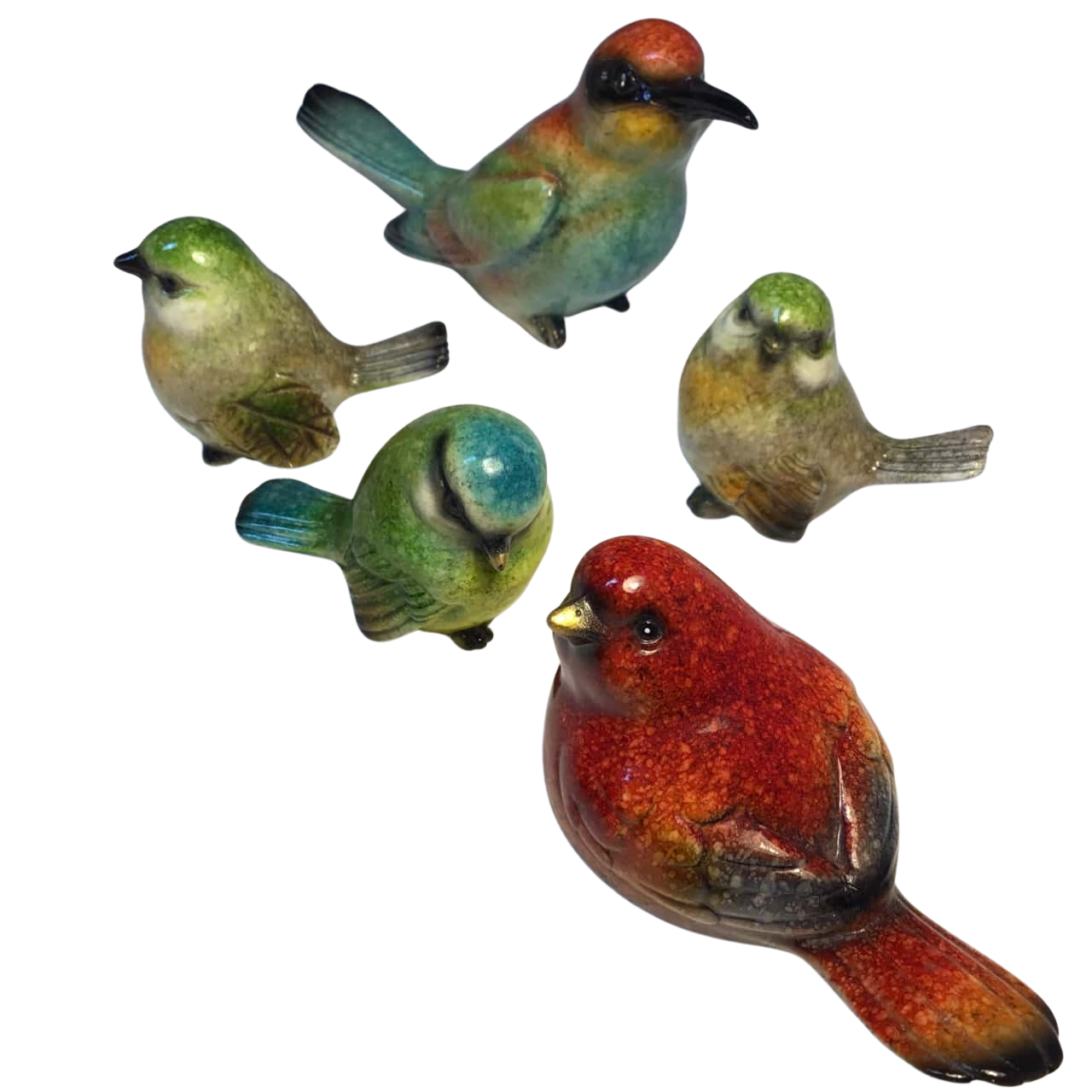 5 Assorted Bird Figurines(s)