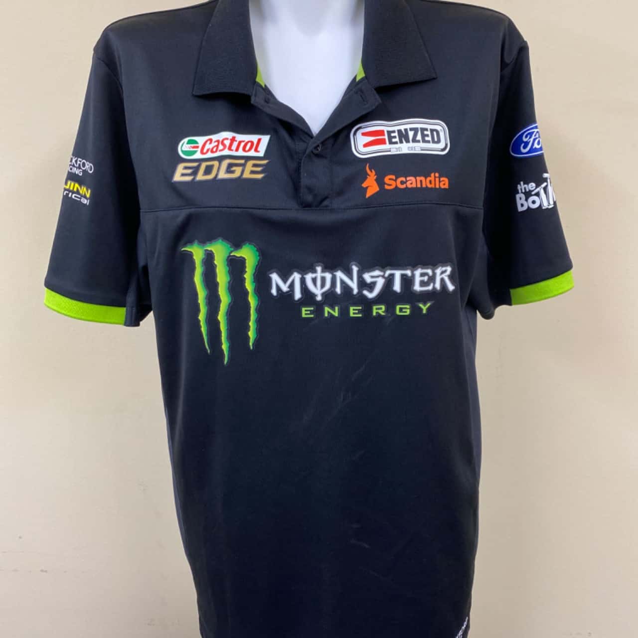 V8 Supercars 2019 Mens Polo Shirt Size M Black