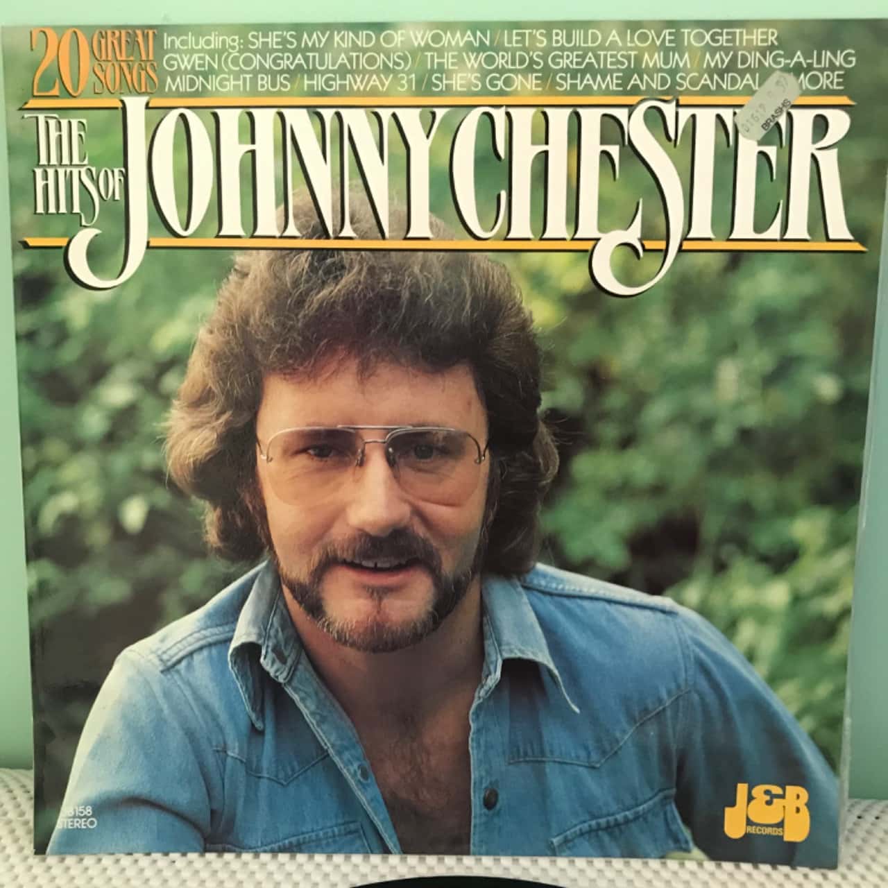 12” Vinyl The Hits Of Johnny Chester 1970s Aussie Pop, Country, Comedy