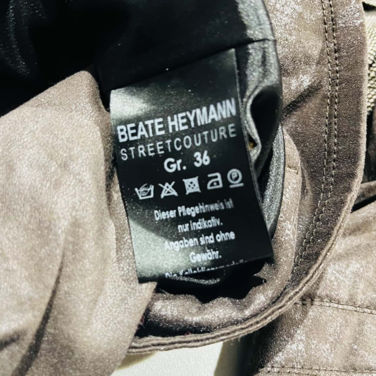 Beate Heymann Street Couture GR 36 Jacket and Pants Brown