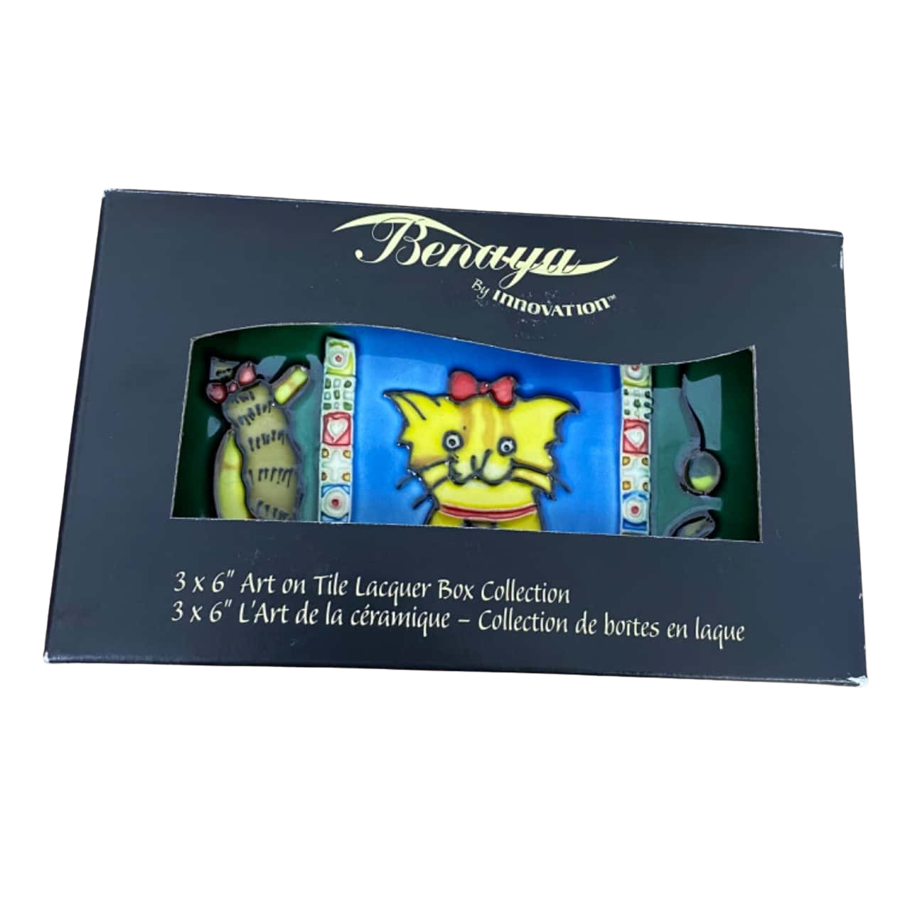 Benaya by Innovation 3” x 6” Art on Tile Lacquer Box (s)