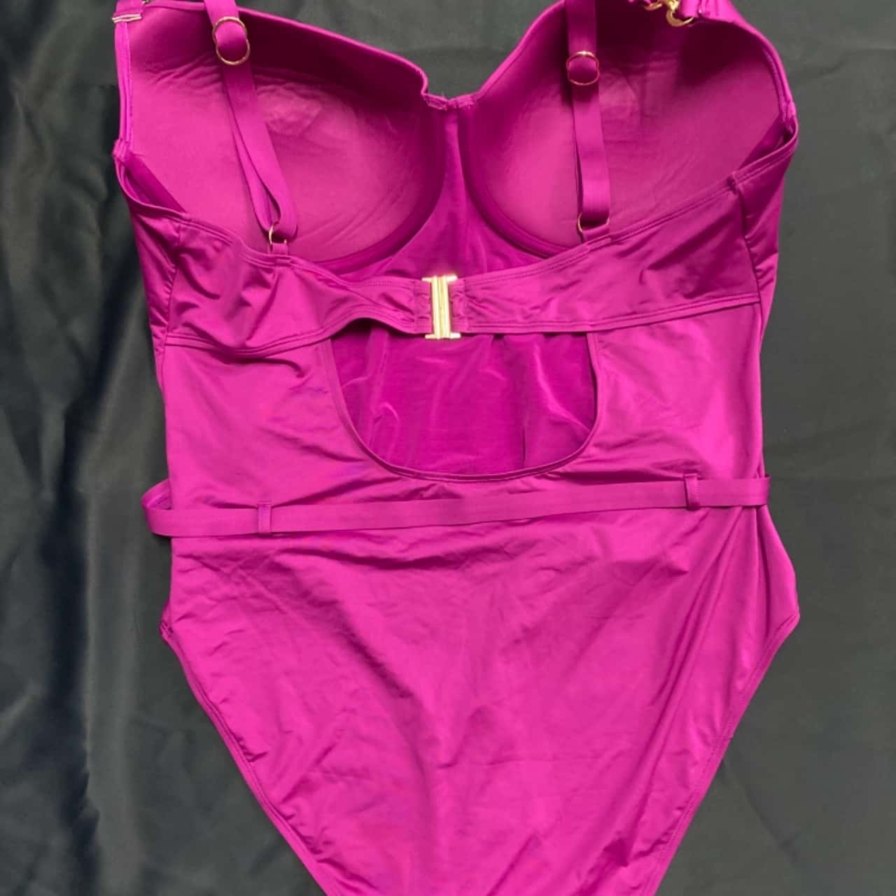 City Chic Womens Pink Fuschia Aruba one piece swimsuit