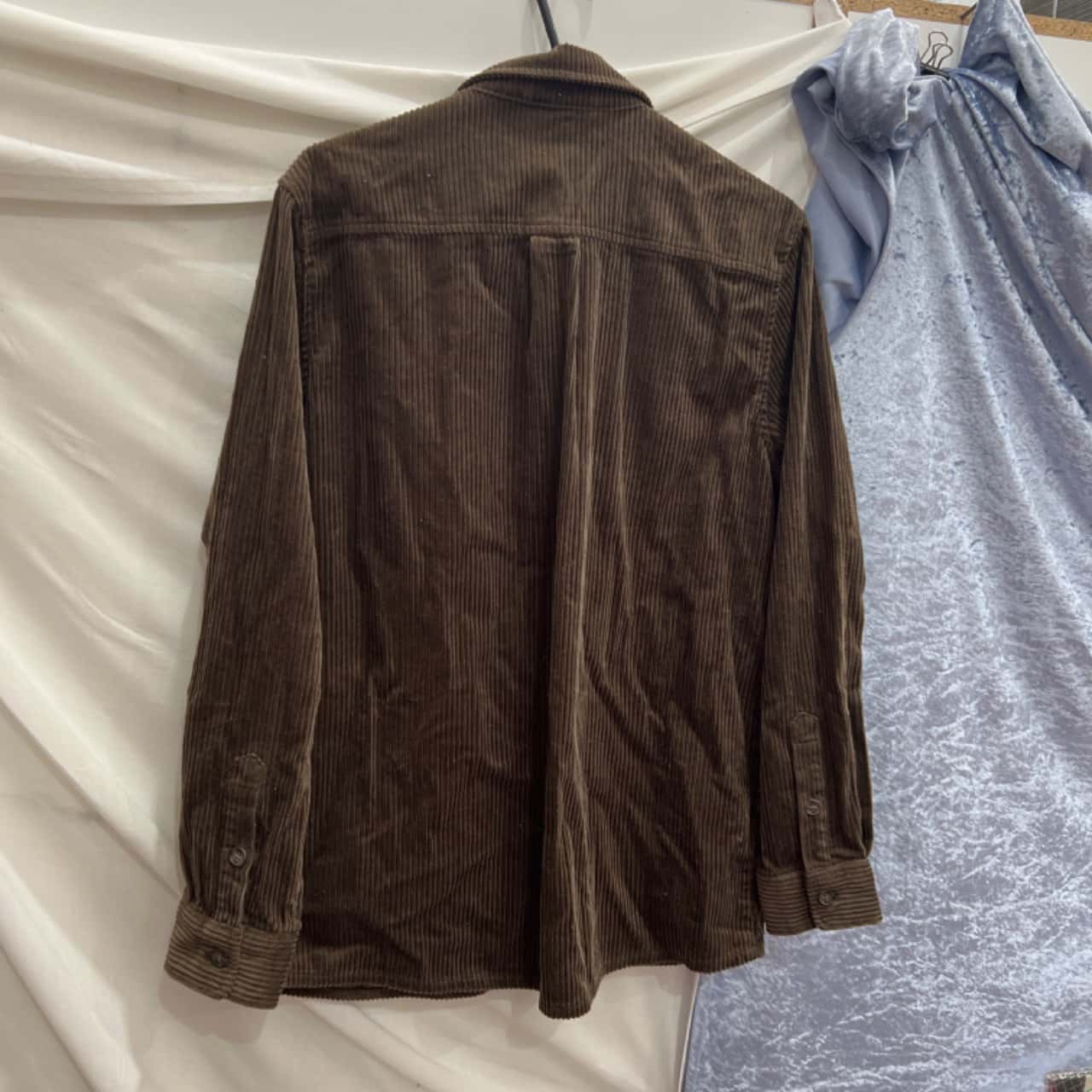BNWT Commonneed Mens Size S Cord Brown Overshirt (s)