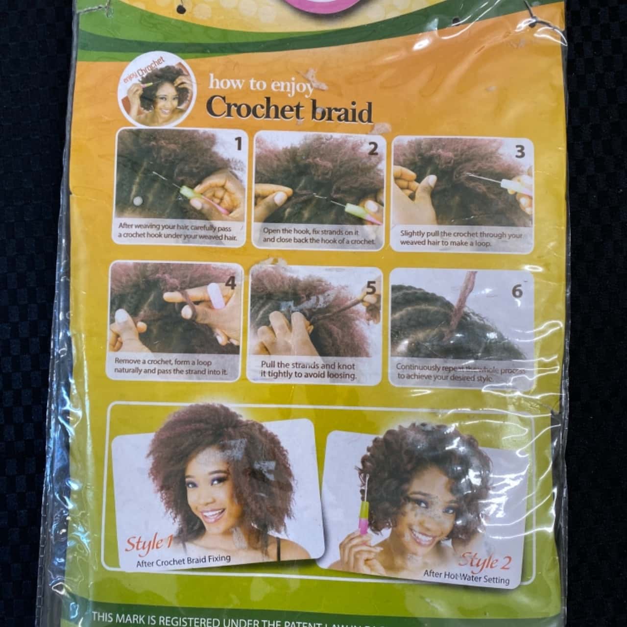 Sistar Double Twist Crochet Braid. Hair Extensions
