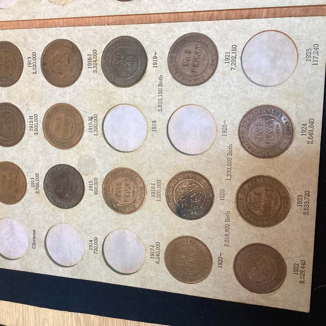 Australia Vintage Penny Set (1911-1964)(s)