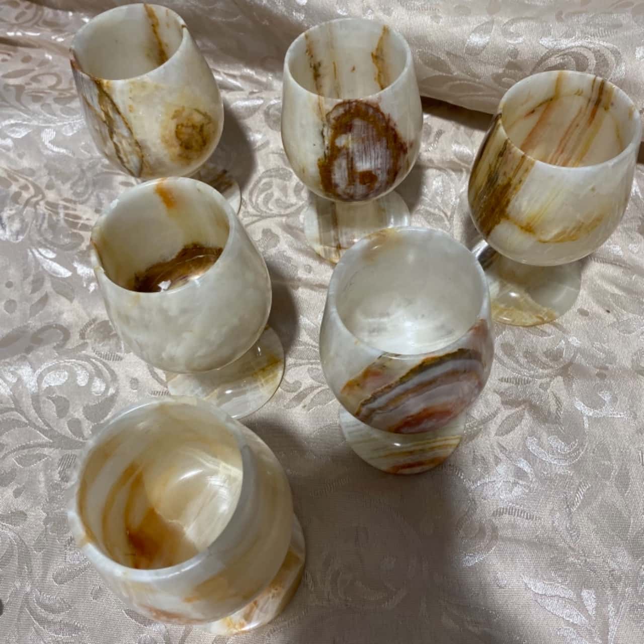 Marble Wine Glasses set of 6(s)