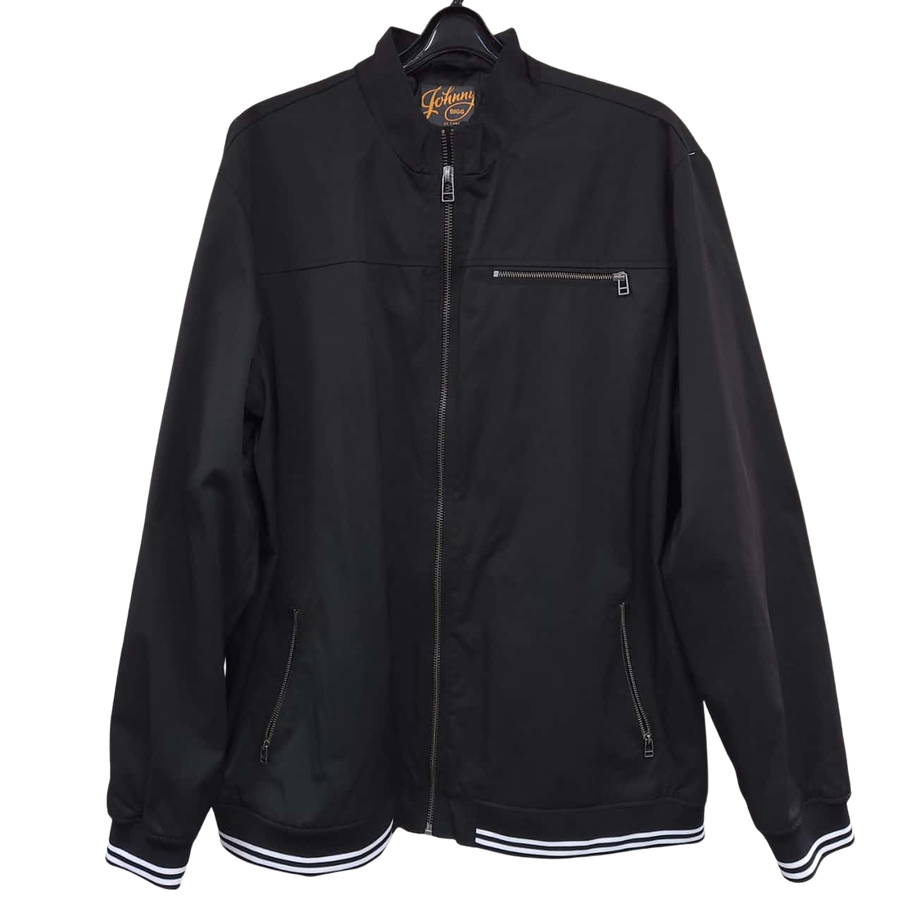 Johnny Bigg Mens Size 4XLT Bomber Black (s)