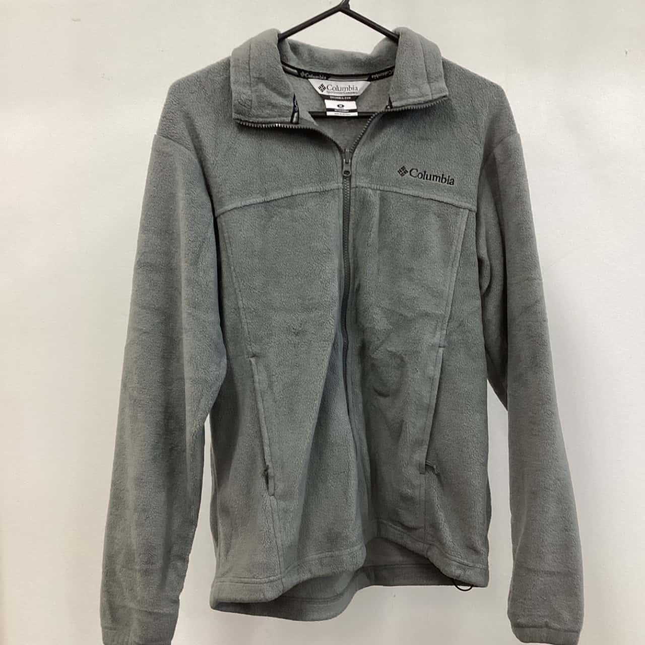 Columbia Mens Size M Fleece Pullover Grey (s)