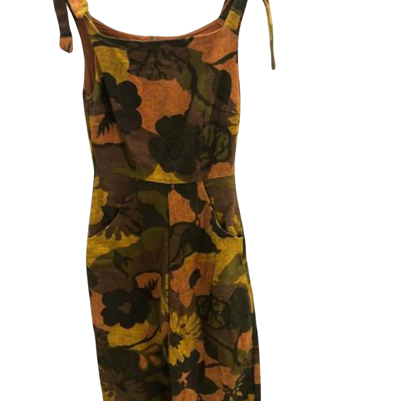 Alice Nightingale Very 70s looking Size 8 Overalls Brown / Orange Funky ...