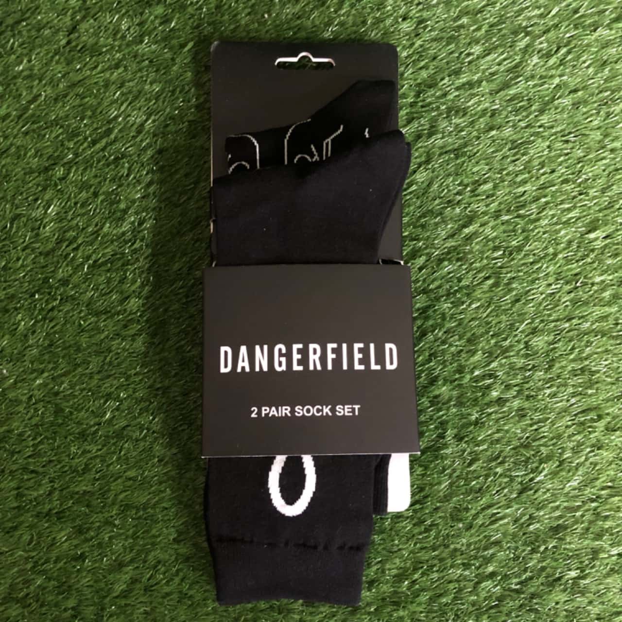 Dangerfield Purrfection Black Sock Set - 2 Pair (New)(s)