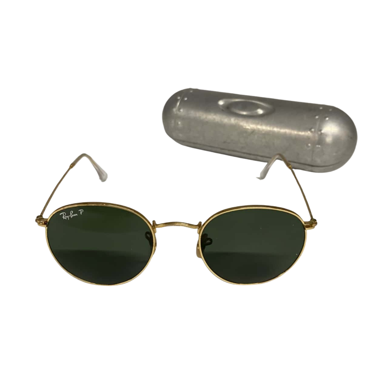 Ray-Ban Gold Coloured Metal Round Sunglasses(s)