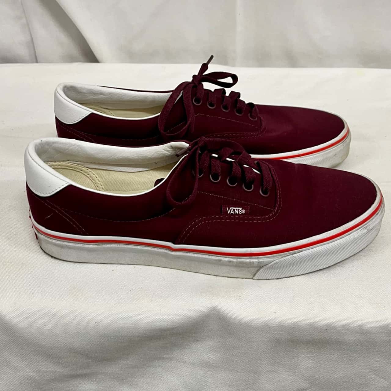 Vans burgandy shoes Size 9.5(s)