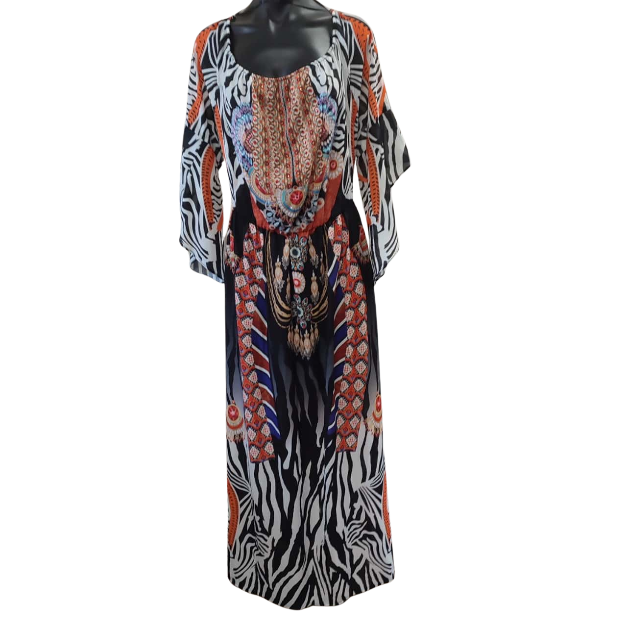 Crossroads Size 22 Multicoloured Maxi Dress