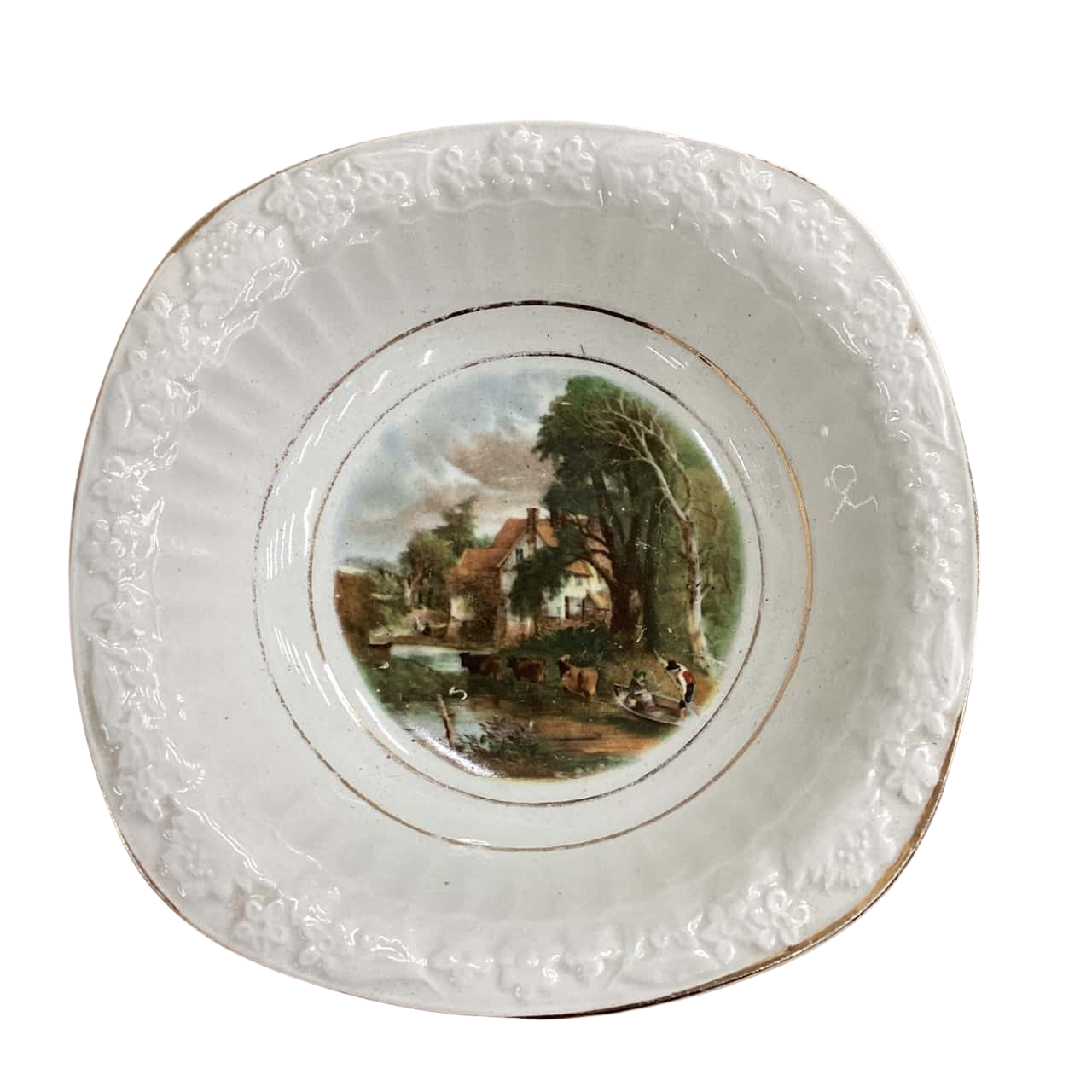 Vintage Lord Nelson Ware Constable Valley Town Decorative Bowl