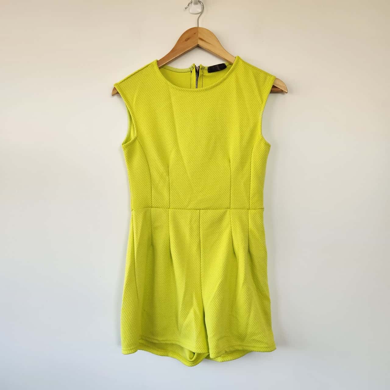 Missi London Lime Green Playsuit Size 12/L