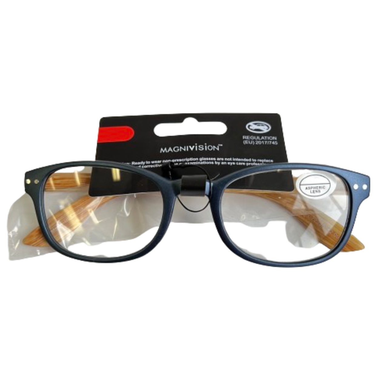 New MagniVision Unisex Reading Glasses +2.5 Blue Frame #293(s)