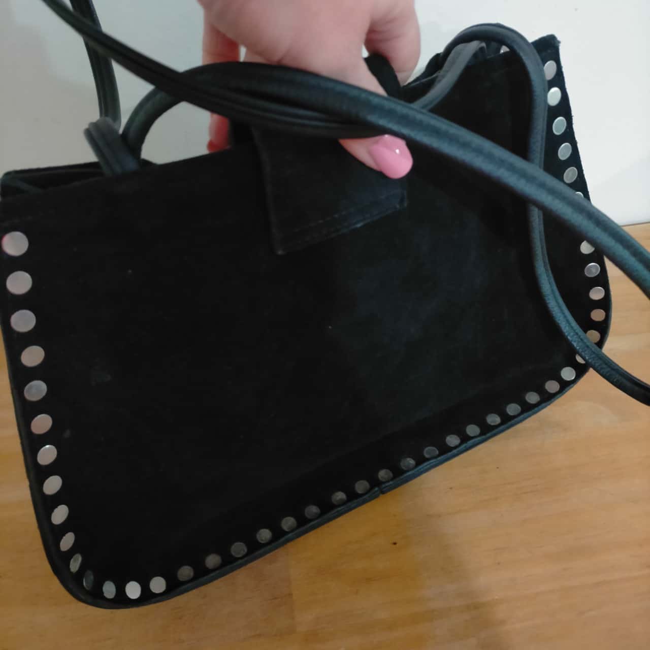 Harley Davidson Leather Studded Handbag VGUC(s)