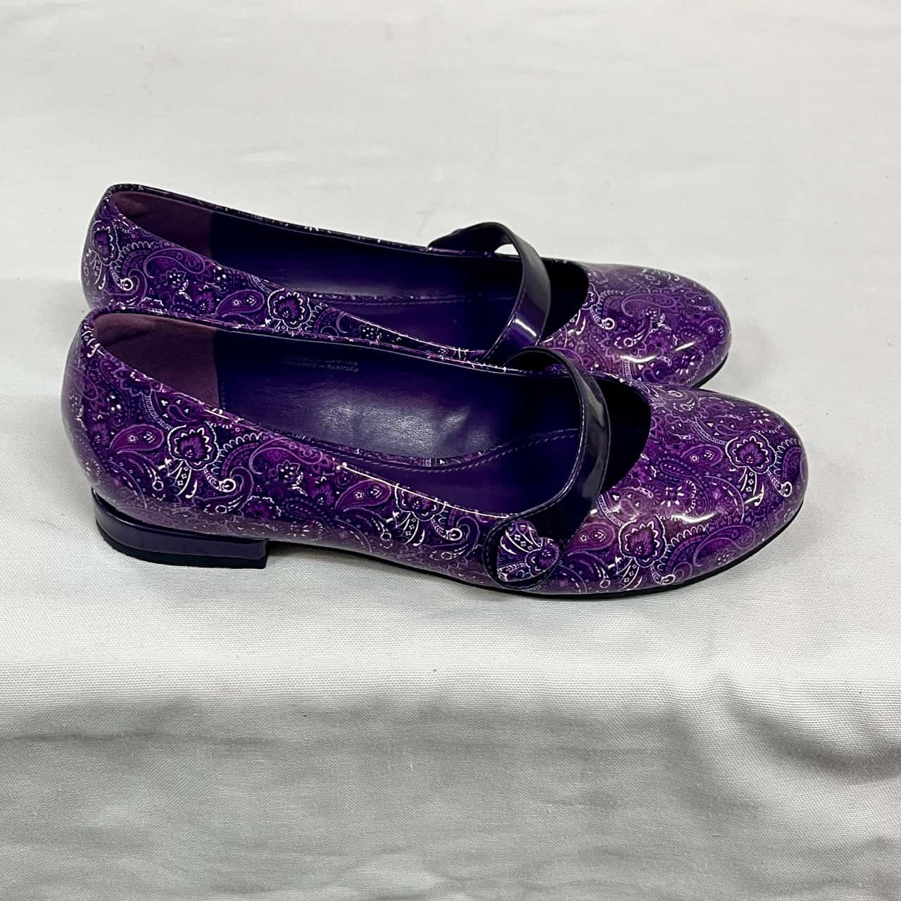 Candy Pop purple floral shoes Size 7(s)