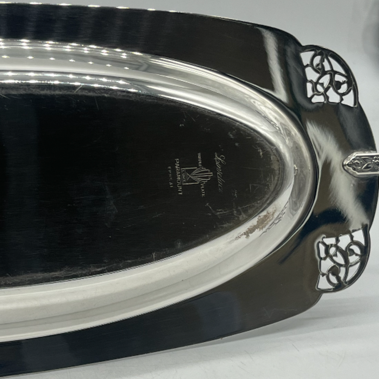Lovelace Triple Plate Tray with Handle(s)