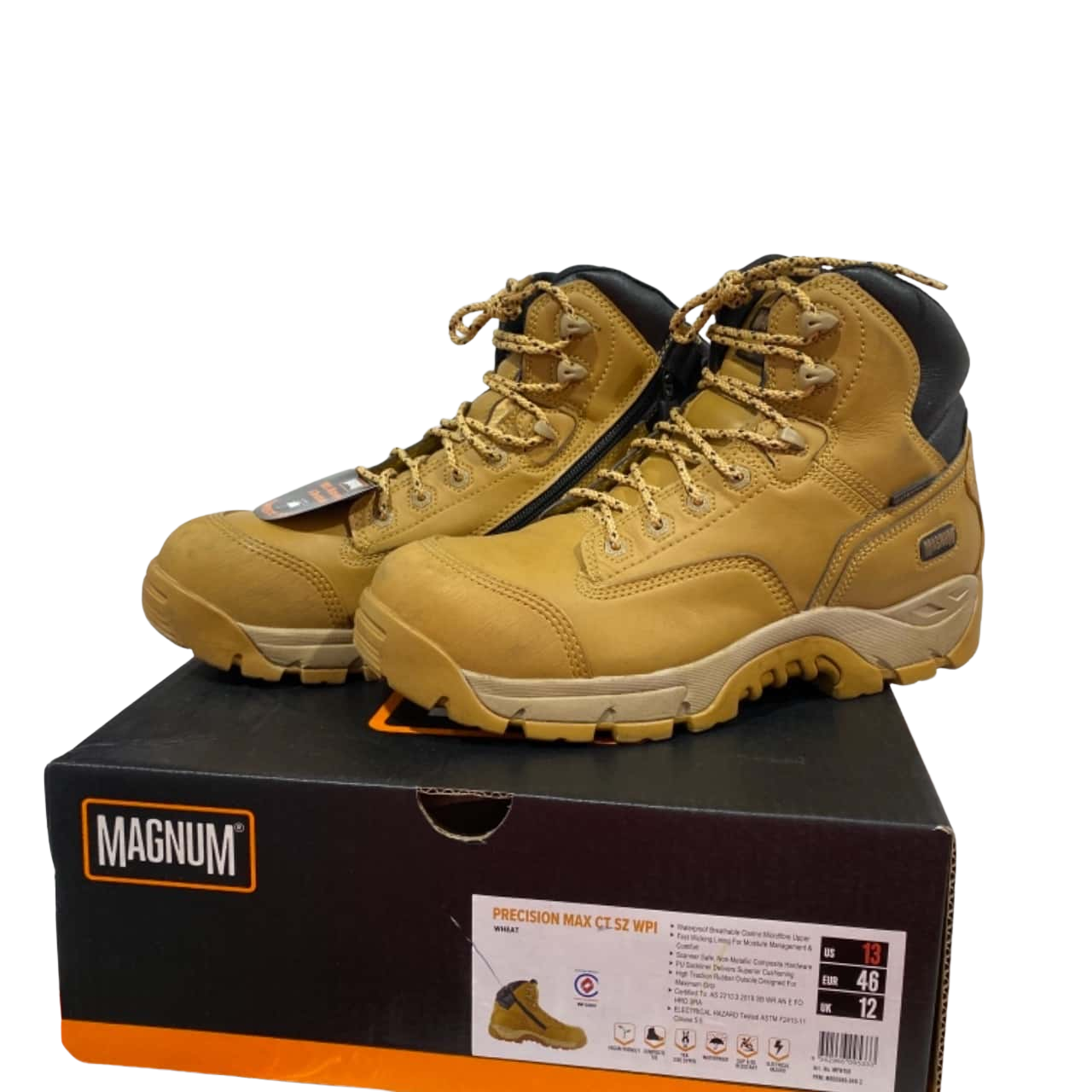 Mens Magnum Work Boots Size 46EUR/ US 13/ UK 12