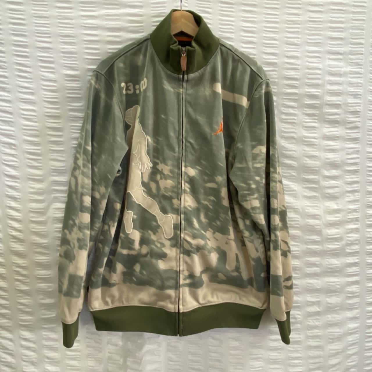 Jordan Khaki / Multicoloured Zip Up Jumper Size M(s)