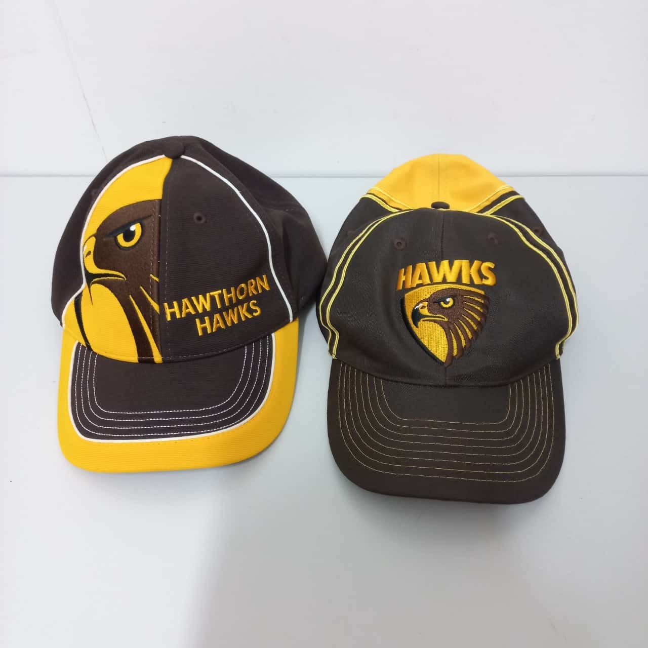 2 Hawks mens caps