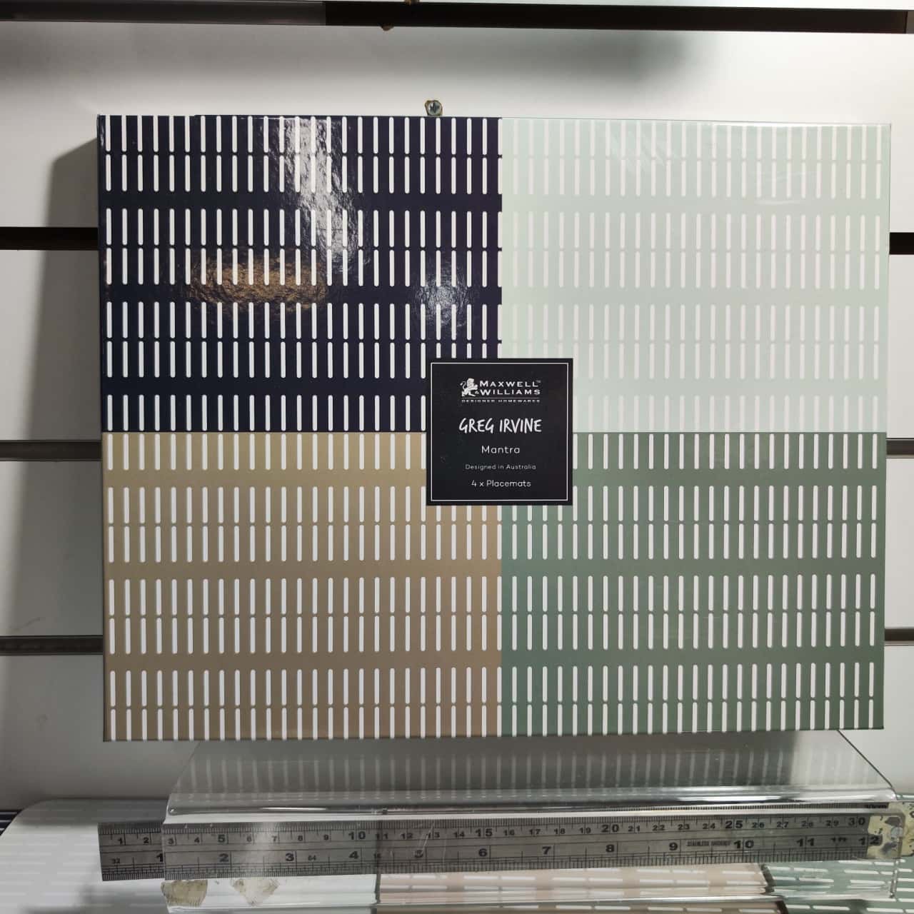 Maxwell Williams Greg Irvine Mantra Placemats x4 (s)
