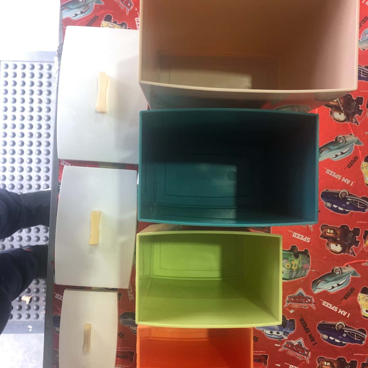 UVGC 4 Pce Capri Brittish Xylonite Retro Cannisters Rice, Sugar, Tea ...