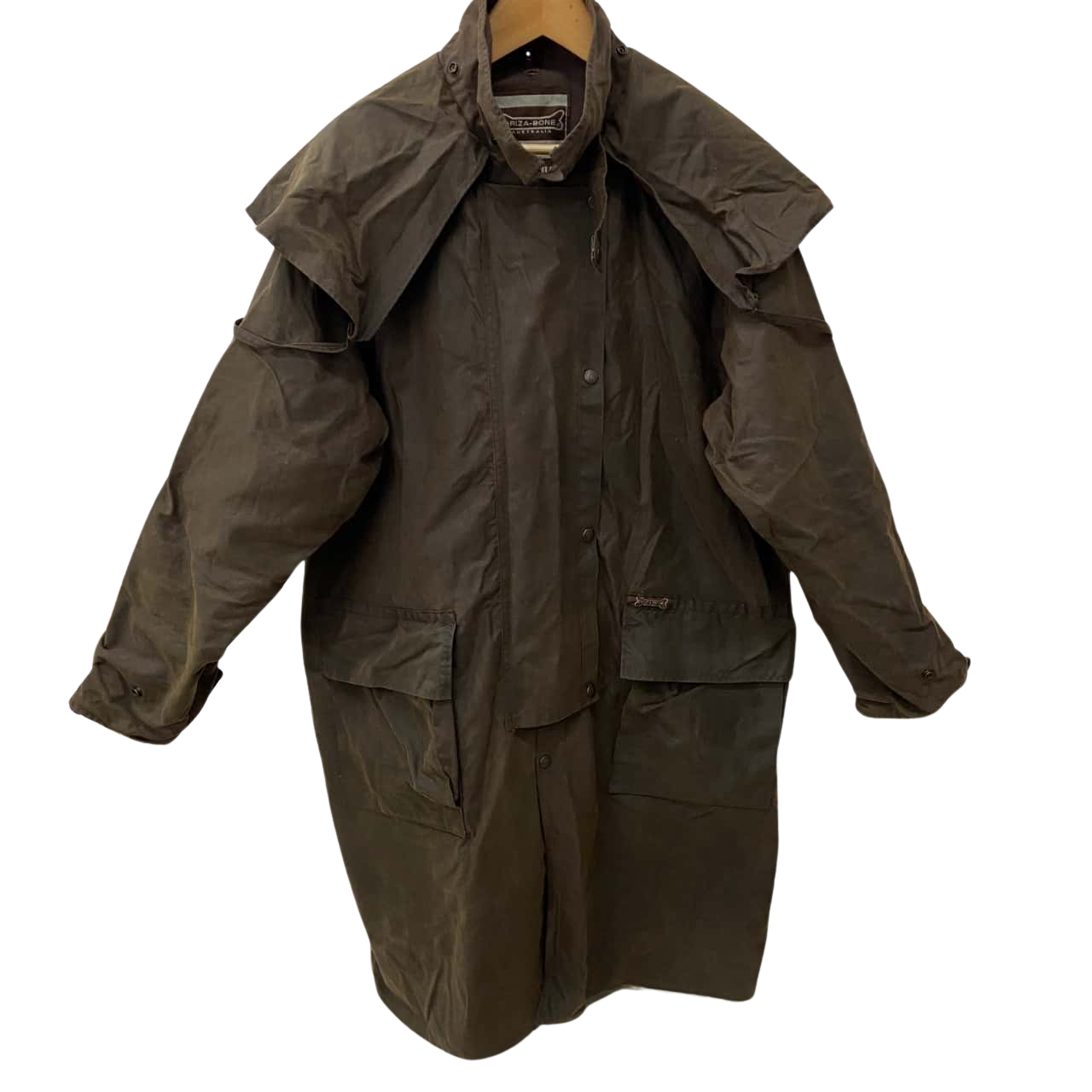 Driza-Bone Original Mens Size XXL Short Coat Brown (s)