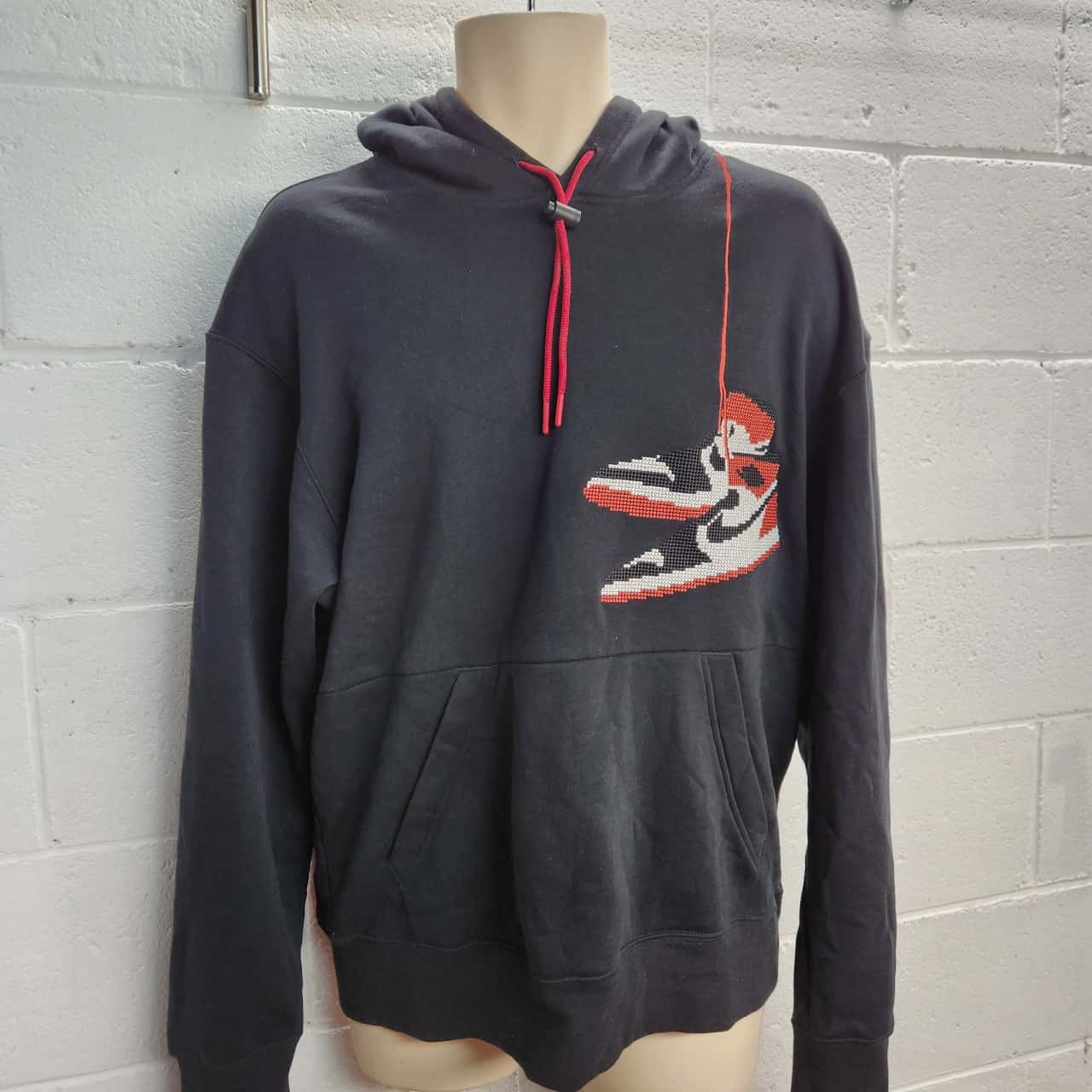 Jordan Mens Size M Hoodie Black (s)