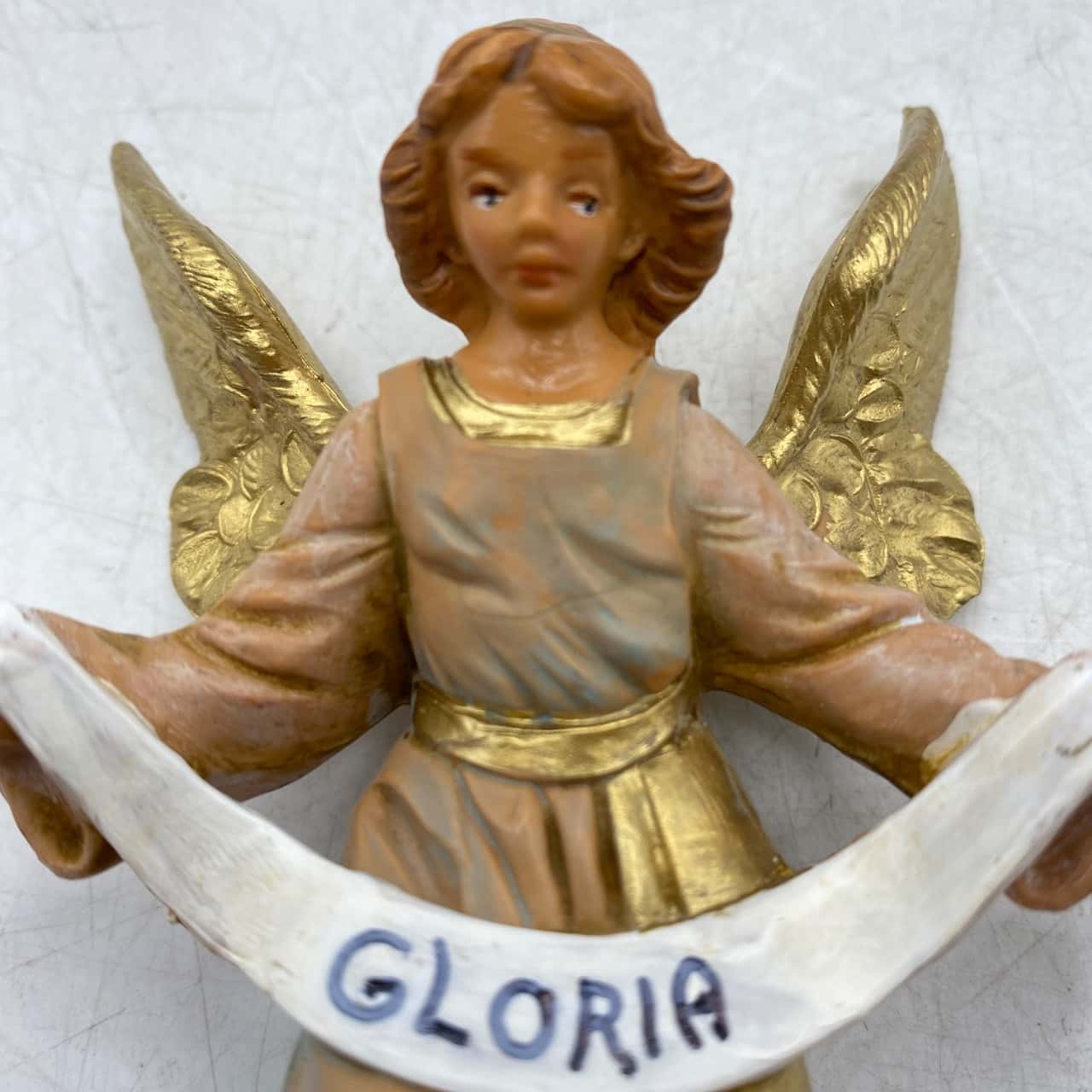 Fontanini 12 cm Collectable 2013 Ceramic Christmas Tree Gloria Angel ...