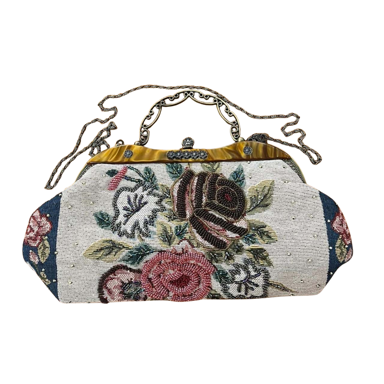 Butler and Wilson Tapestry and Beaded Womens Handbag WOW(s)