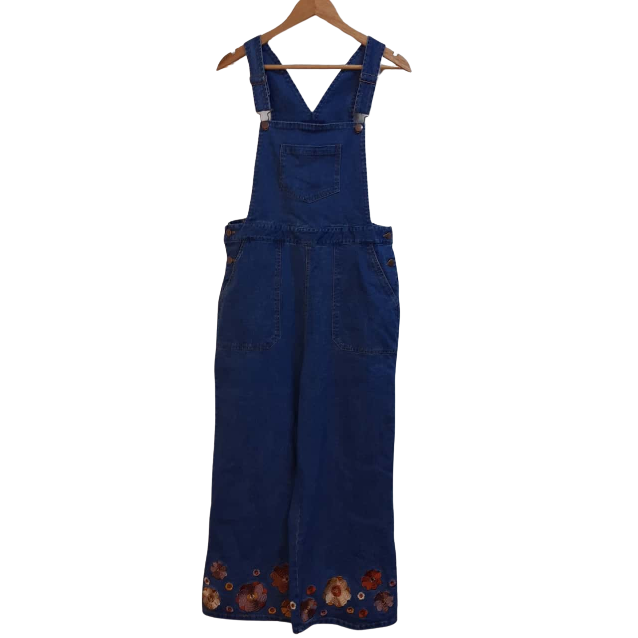 Princess Highway Denim/Embroided Overalls Womens Size 12(s)