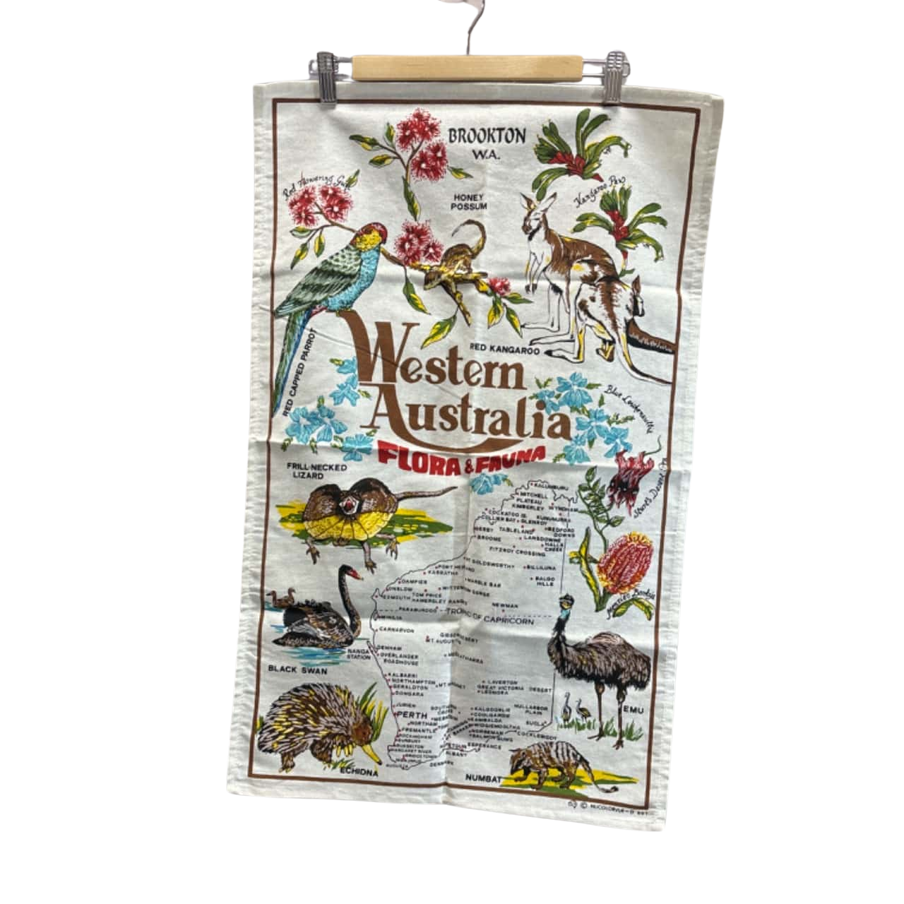 X2 set of Australia tea towels (s)