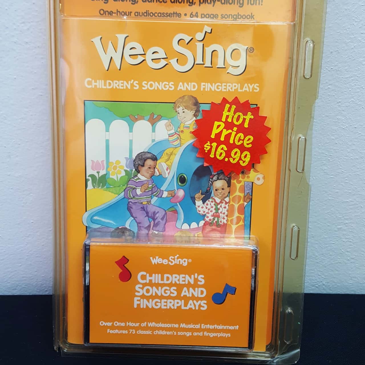 Vintage Wee Sing Children's Songs and Finger plays Book and Cassette Tape
