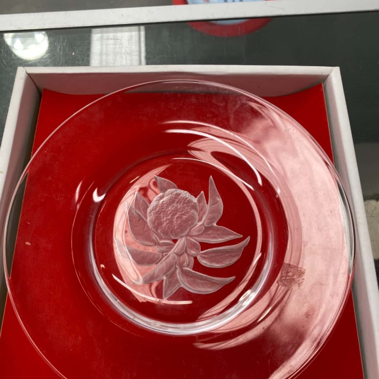 Hoya Crystal Art Engraving Plate UAN