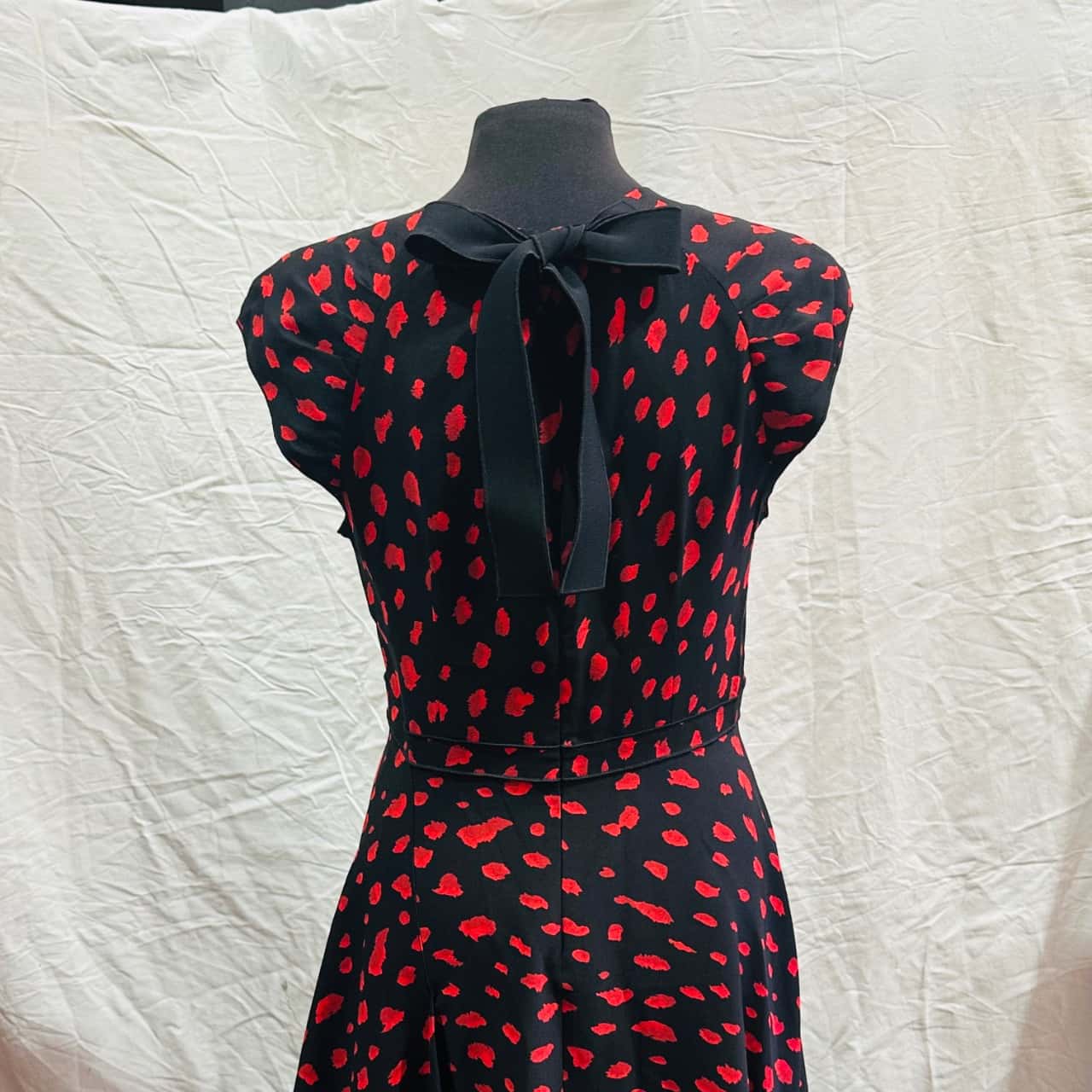 PROENZA SCHOULER Size 4 Short Sleeve Dress Polka Dot