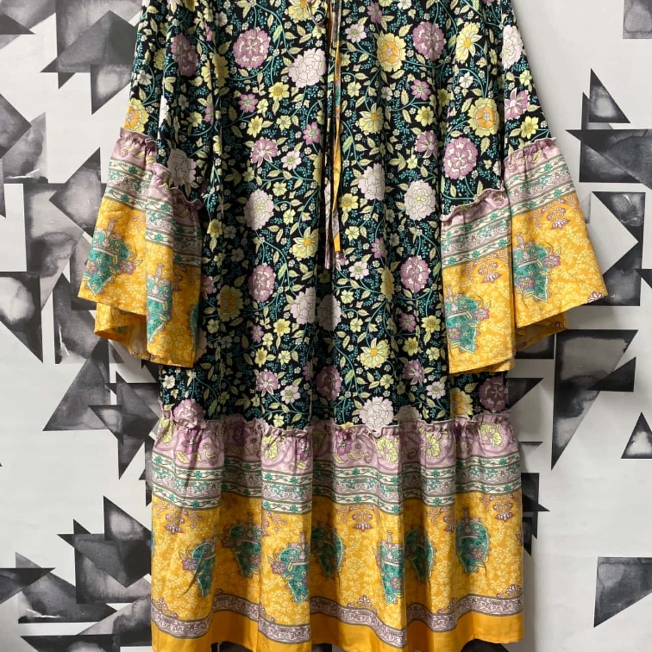 Rusty dusty Womens Size XXXL Multicoloured boho style dress new (s)