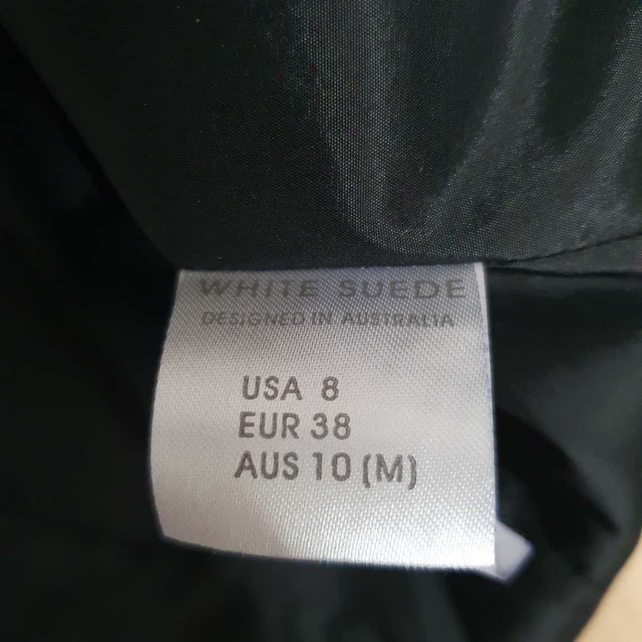 White Suede Womens Size 10 Winter Jacket Beige (s)