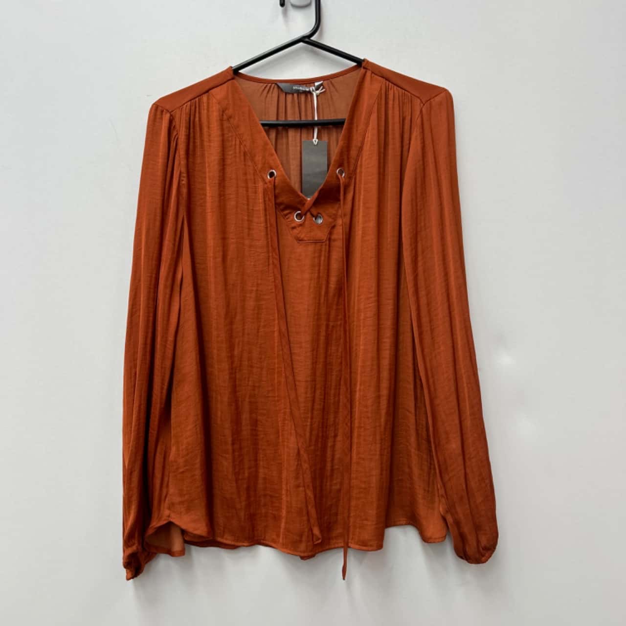 NEW - Studio W Rust Blouse - Size 12 (s)