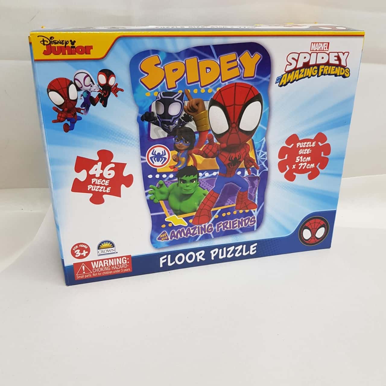 Spidey and his amazing friends floor puzzle