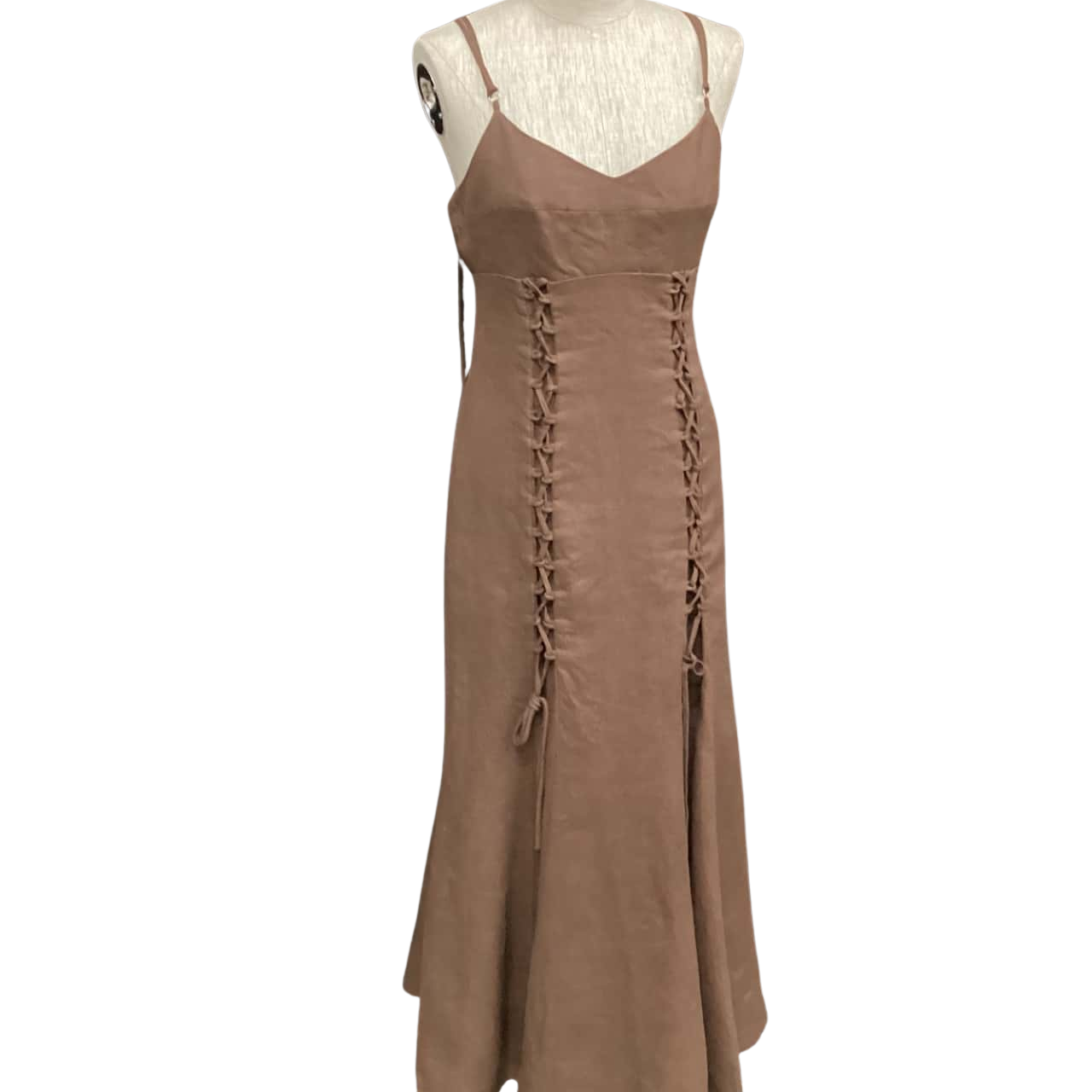 Country Road Womens Size 8 Brown Shoestring Maxi Dress(s) - Used Very ...