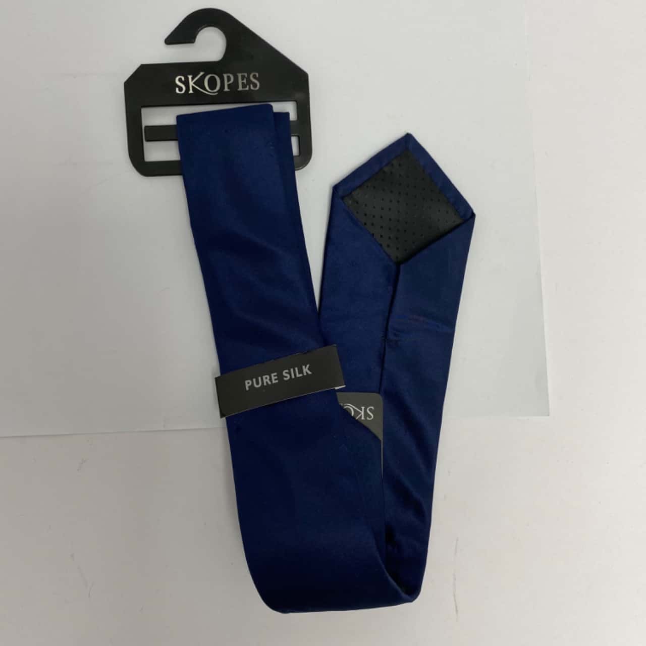 Skopes Silk Tie Navy Blue (s)