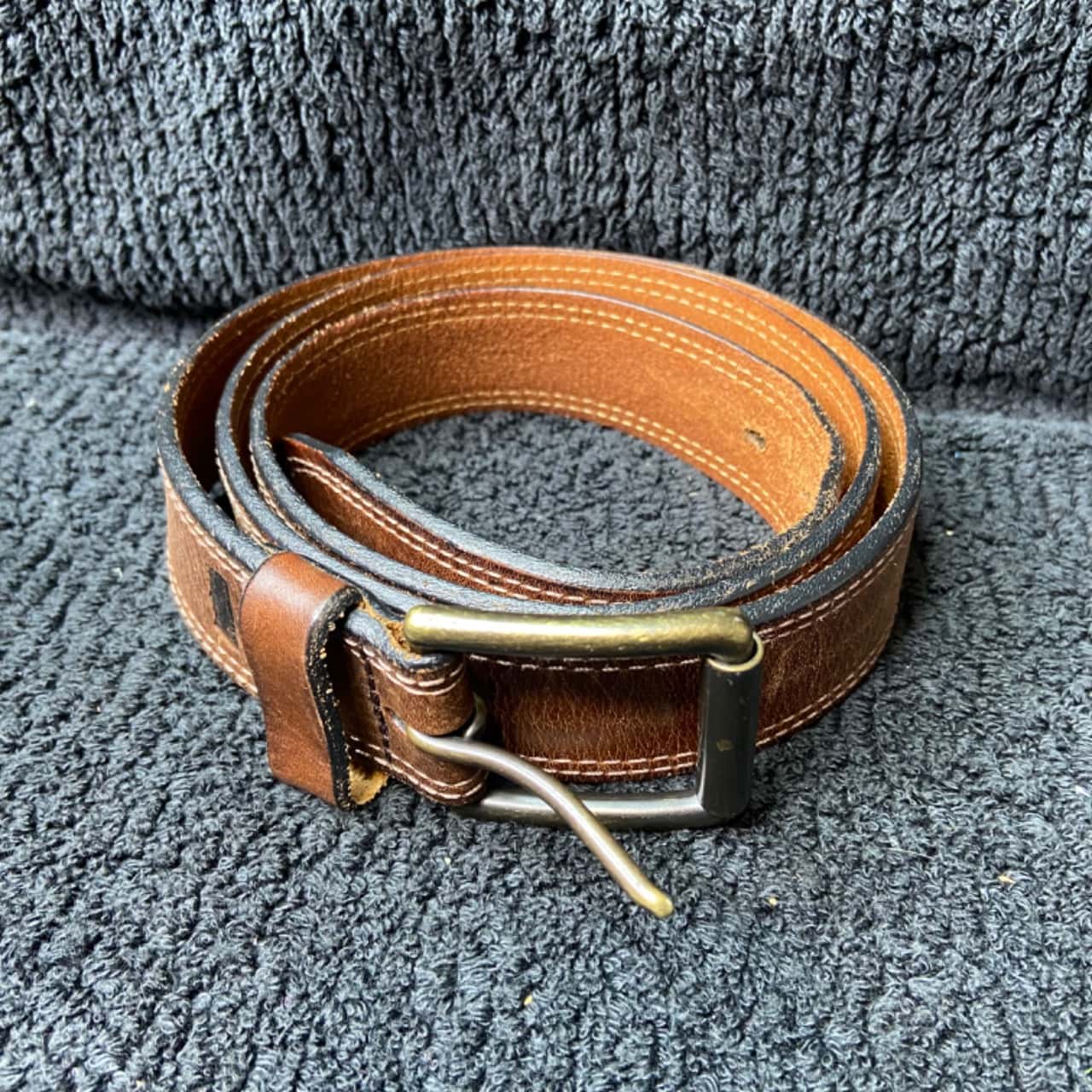 Levis Mens Roller Belt Size 44 Brown (s)