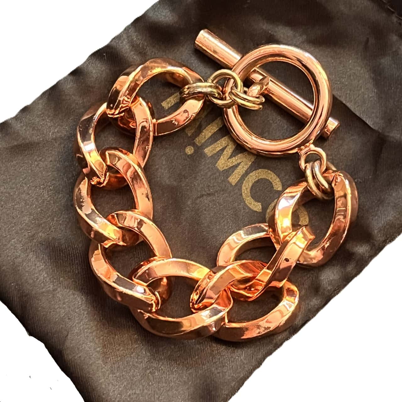 MIMCO Chunky Links Bracelet in Rose Gold Finish