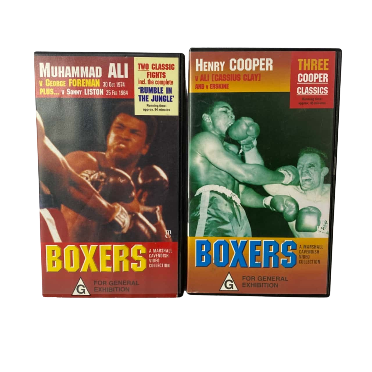 2 x Muhammad Ali VHS